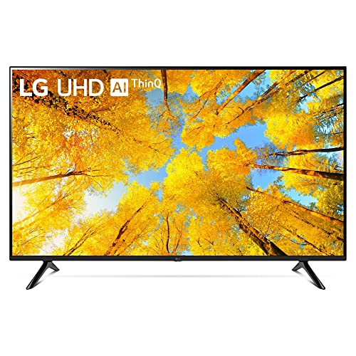 LG 55UQ7570PUJ 55 Inch 4K UHD Smart webOS TV Bundle with Premiere Movies Streaming + 37-100 Inch TV Wall Mount + 6-Outlet Surge Adapter + 2X 6FT 4K HDMI 2.0 Cable
