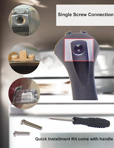 Pot Handle Replacement, 1 Qt Saucepan Replacement Pot Handle Single Screw with Installment Kit