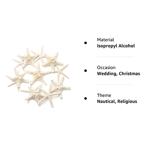 gopiter 12 PCS Starfish | 2.5-6 Inch Starfish Decor | Natural Bulk Starfish Shells Perfect for Crafts Making Beach Theme Party Wedding Decoration, Home Wall Decor, Christmas Ornaments, Fish Tank