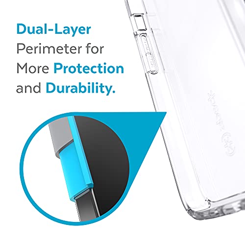 Speck Products Gemshell Clear iPhone 13 mini / iPhone 12 mini Case, Clear/Clear