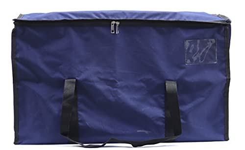 Dino74 Set of 2 Blue Moving Bag - 75l Oversized Large Space Saving Clothes Storage Bag, College Dorms Reusable Traveling Bag for Hiking Outings 65 X 38 X 30cm