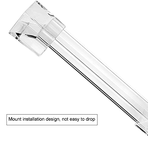 Shrimp Feeder Tube and Plate, Clear Acrylic Shrimp Feeding Dish with Long Tube Acrylic Fish Feeder Tray Container Bowl