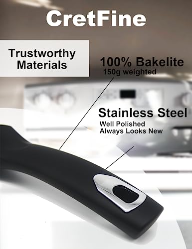 Pot Handle Replacement, 1 Qt Saucepan Replacement Pot Handle Single Screw with Installment Kit