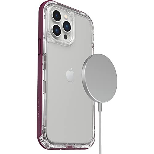 LifeProof for Apple iPhone 13 Pro Max/iPhone 12 Pro Max, Slim DropProof, DustProof and Snowproof Case, Next Series, Clear/Purple