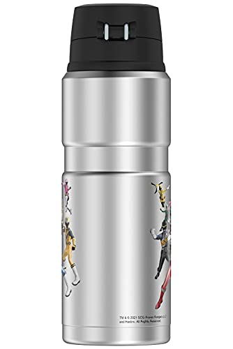 Power Rangers Ranger Overload THERMOS STAINLESS KING Stainless Steel Drink Bottle, Vacuum insulated & Double Wall, 24oz