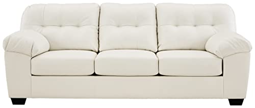 Signature Design by Ashley Donlen Sofa, 95"W x 40"D x 39"H, White