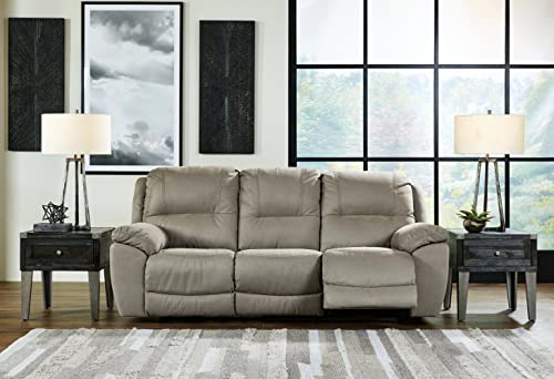 Signature Design by Ashley Next-Gen Gaucho Reclining Sofa, 93"W x 41"D x 43"H, Gray