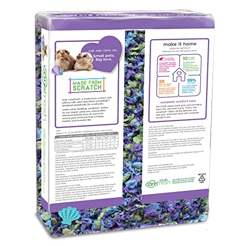 Carefresh Dust-Free Sea Glass Natural Paper Small Pet Bedding with Odor Control, 50 L