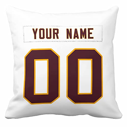 Throw Pillow 2 Packs Custom Any Name and Number for Men Youth Boy Gift