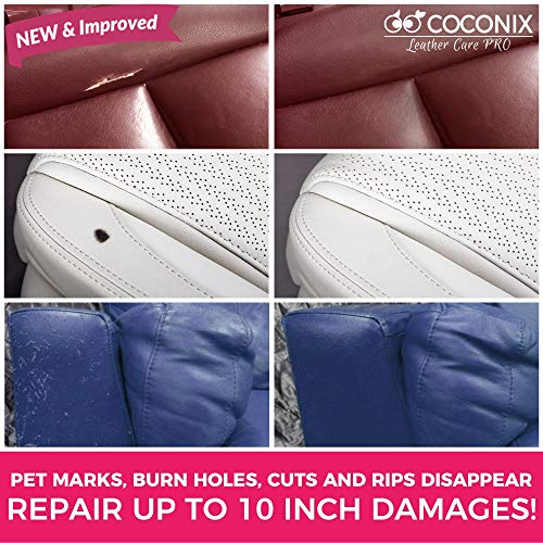 Coconix Vinyl and Leather Repair Kit and Brown Leather and Vinyl Repair Kit Set