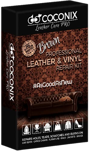 Coconix Vinyl and Leather Repair Kit and Brown Leather and Vinyl Repair Kit Set