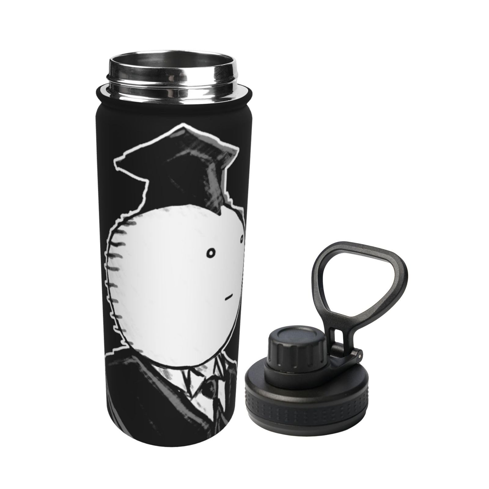 LOUNDY Assassination Classroom Koro Sensei 18 oz Tumblers Stainless Steel Vacuum Insulated Coffee Mug Water Bottle Drinking Cup