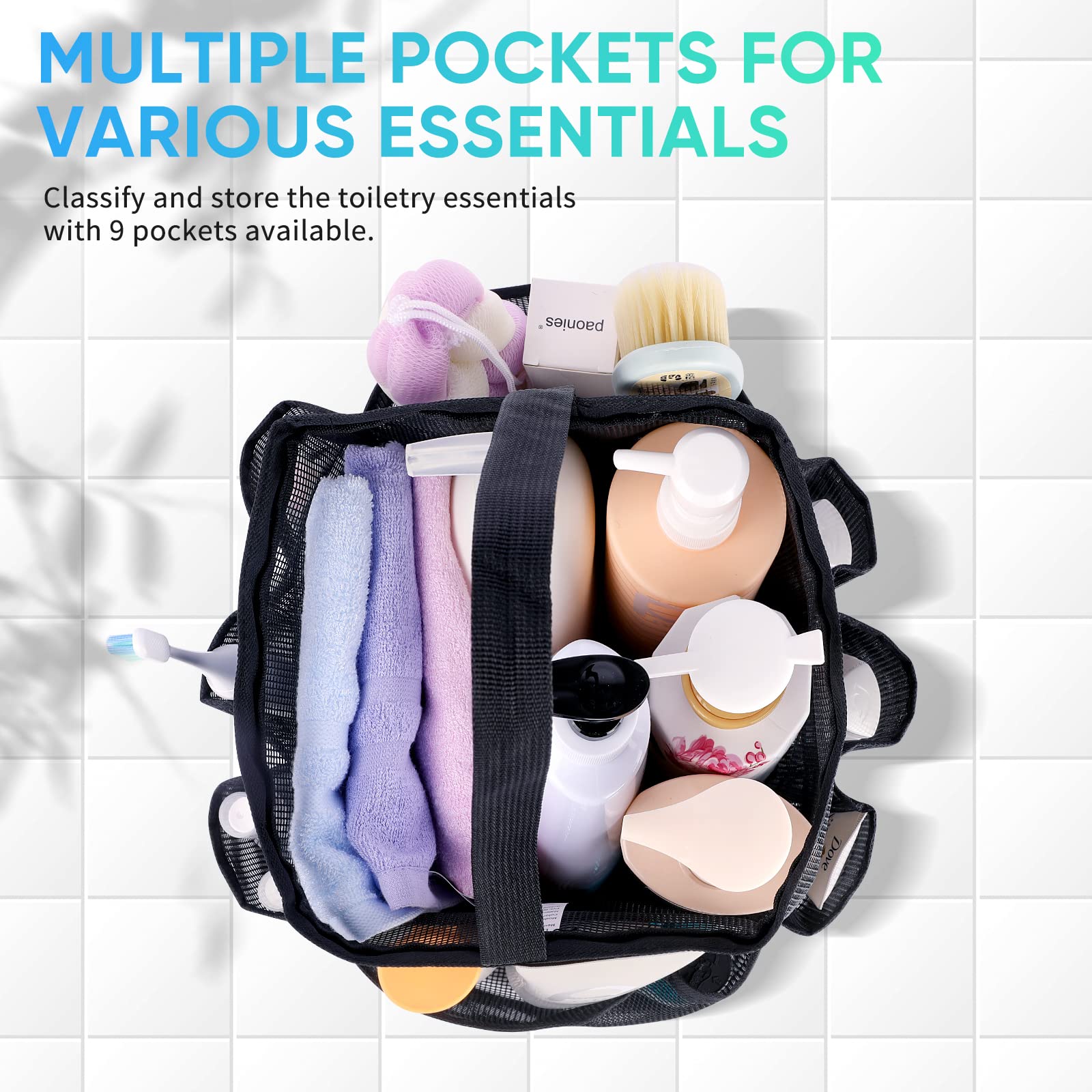mesh shower caddy