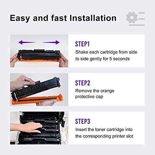 LEMERO UTRUST (with Chip) Remanufactured Toner Cartridge Replacement for HP 414A W2020A use with HP Color Laserjet Pro M454dw M454dn MFP M479fdw M479fdn (Black, 1-Pack)
