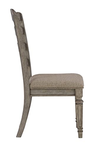 Signature Design by Ashley Lodenbay Dining UPH Side Chair (2/CN), 17"W x 23"D x 40"H, Antique Gray