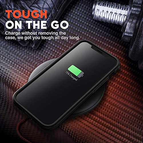 NTG Military Shockproof iPhone 14 Case, iPhone 13 Case [2 Layer Structure Protection] [Military Grade Anti-Drop] Hard Slim iPhone 14/13 Phone Case,Shockproof Protective Phone Case for iPhone 14/13