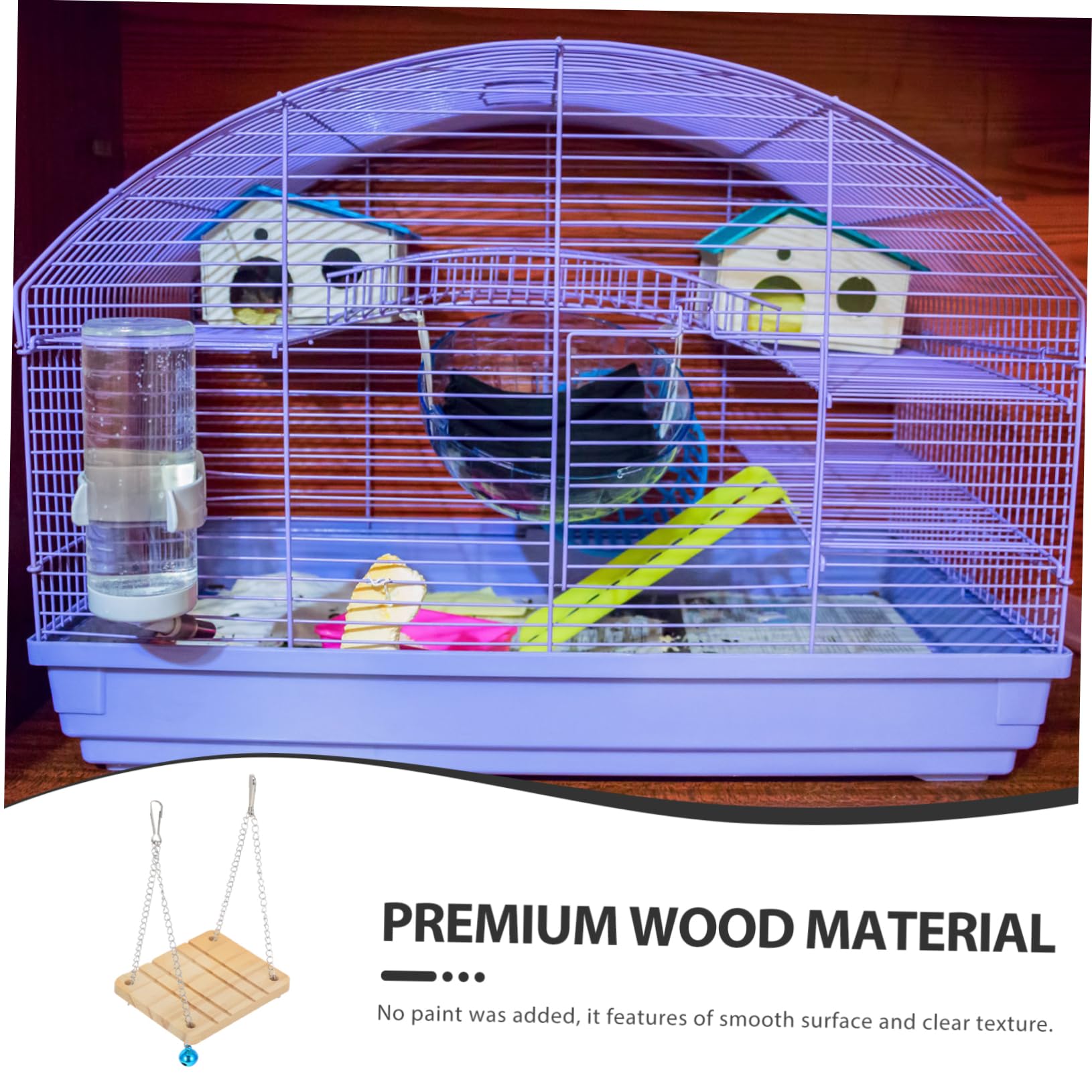 POPETPOP 2pcs Hamster Toy Accessories Cattery Toy Chinchilla Knickknack for Fun Squirrel Cage Gadget Hamster Playground Toy for Hamster Tiny Mouse Cage Trinket Gerbil Home Bauble