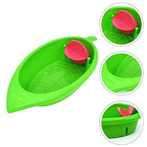 TEHAUX Bird Bath for Cage- Small Tub Bowl for Inside Cage Birdbath Shower for Parrot/Parakeets/Cockatiels/Canary/Budgerigar (Rosy, Green)