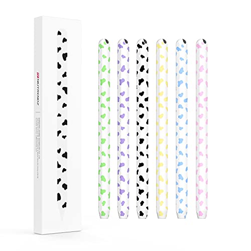 NIUTRENDZ Cow Print Case for Apple Pencil 2nd Generation Cover Protective Silicone Sleeve Skin Accessories Compatible with Apple Pencil 2nd Gen (Black)