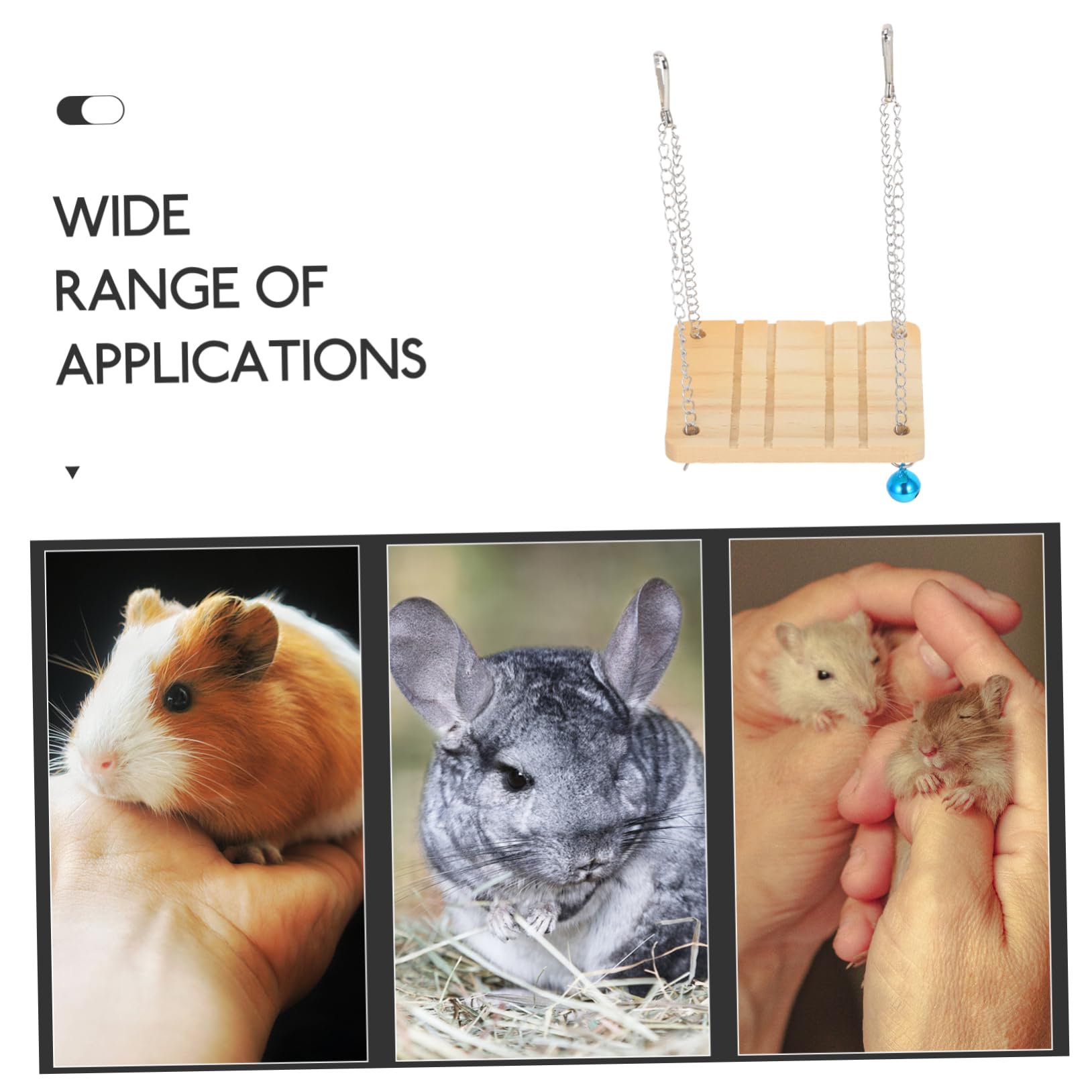 POPETPOP 2pcs Hamster Toy Accessories Cattery Toy Chinchilla Knickknack for Fun Squirrel Cage Gadget Hamster Playground Toy for Hamster Tiny Mouse Cage Trinket Gerbil Home Bauble