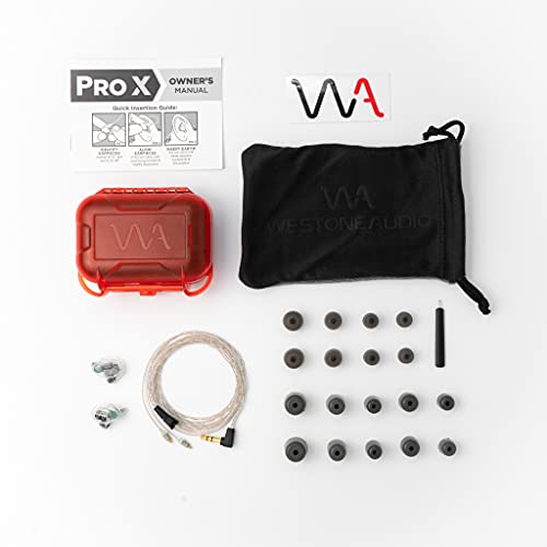 Westone Audio Pro X30 IEM Earphones - Three-Driver Noise Isolating Musician in-Ear Monitor Wired Earbuds