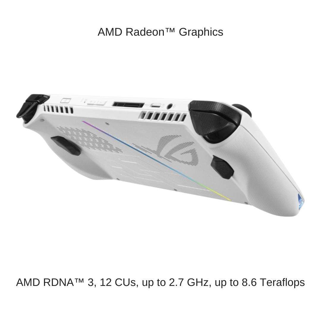 HIDevolution [2023] ASUS ROG Ally RC71L 7" FHD 120Hz, 3.3 GHz Ryzen Z1 Extreme, AMD Radeon, 16 GB LPDDR5 RAM, 512 GB PCIe SSD, Windows 11 Home