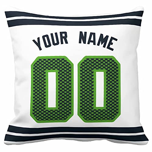 ANTKING Throw Pillow 2 Packs Custom Any Name and Number for Men Youth Boy Gift