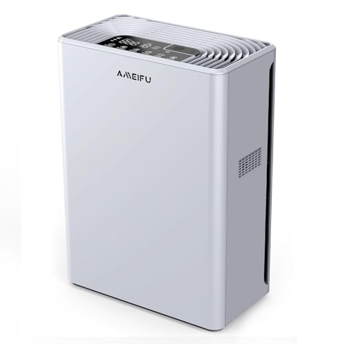 Air Purifiers for Home, AMEIFU Air Purifiers Large Room, 5 Timer Settings, Air Purifiers for Pets Hair, Dander