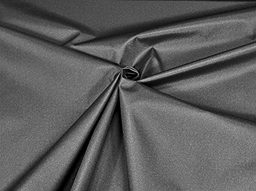 USA Fabric Store Black Ballistic 1680D Nylon Fabric 60 Inches Wide Cordura Water Repellent Coated DWR, By the yard