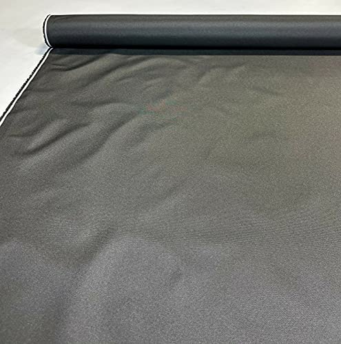 USA Fabric Store Black Ballistic 1680D Nylon Fabric 60 Inches Wide Cordura Water Repellent Coated DWR, By the yard