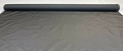 USA Fabric Store Black Ballistic 1680D Nylon Fabric 60 Inches Wide Cordura Water Repellent Coated DWR, By the yard