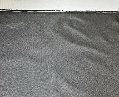 USA Fabric Store Black Ballistic 1680D Nylon Fabric 60 Inches Wide Cordura Water Repellent Coated DWR, By the yard