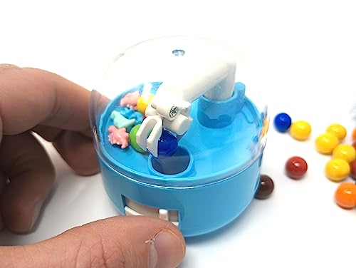 Mini Claw Machine Toy with Candy for Kids - Includes a Bag of Candy and Mini Dinosaurs Novelty Toys (1 Pack Tarts)
