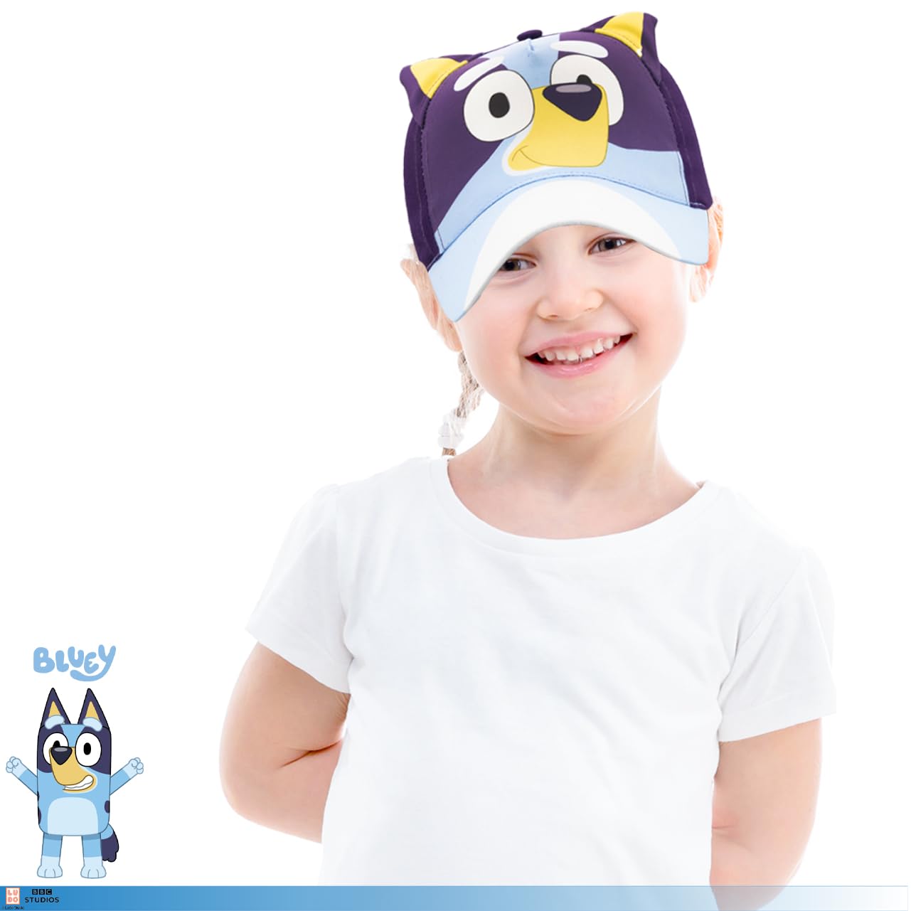 Bluey Hat Toddler Baseball Cap β Cute Hat for Kids, Adjustable Toddler Ball Cap, Bluey, Bingo, Bandit