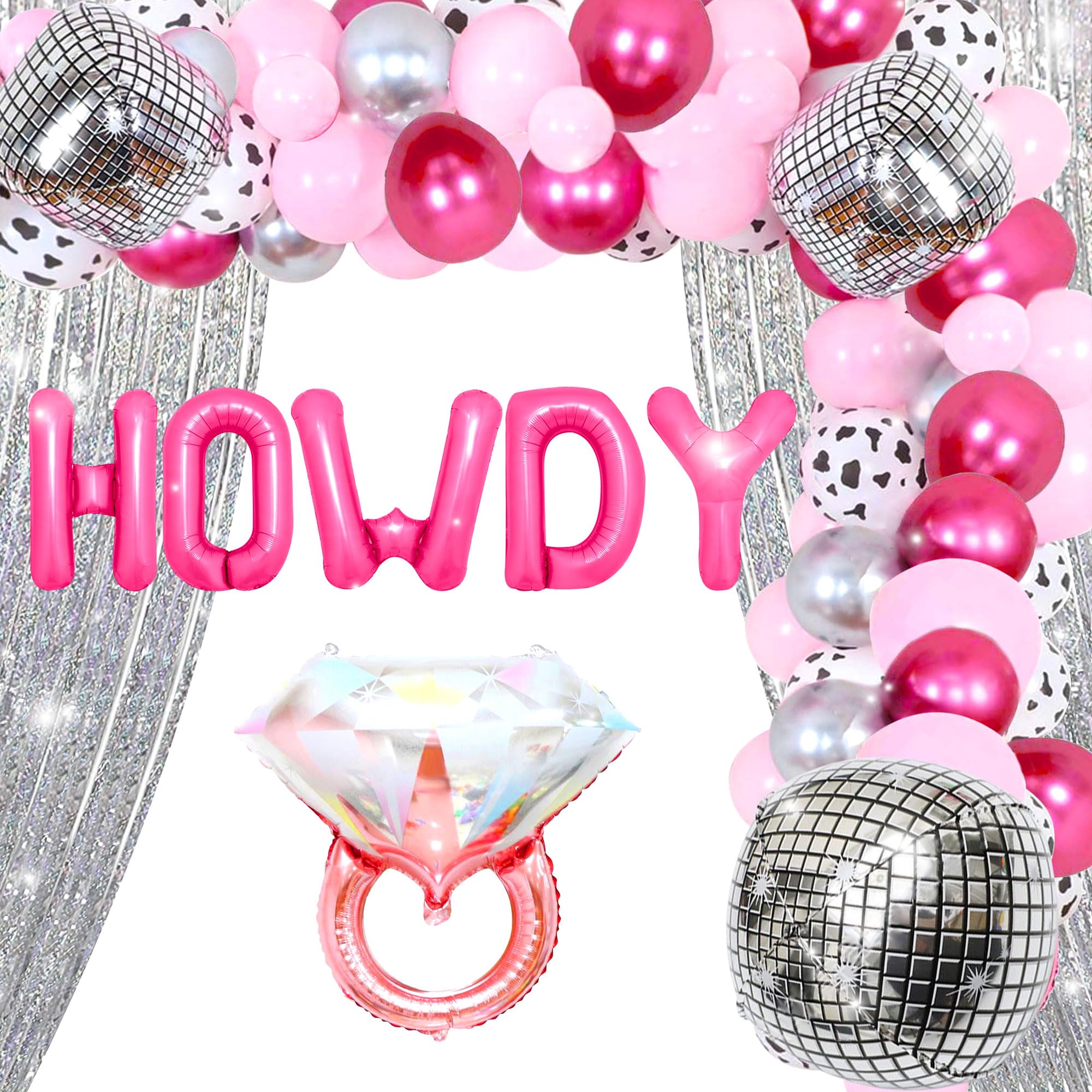 JeVenis Howdy Party Decoration Western Cowgirl Party Decorations Cowboy Bachelorette Bridal Shower Decorations Lets Go Girls Party Supplies