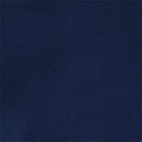 Lexicon Rand 82.5" Mid-Century Velvet Sofa with 2 Pillows in Navy Blue