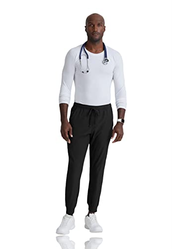 BARCO Skechers Vitality SKP551 Men's Crew Scrub Pant Black L