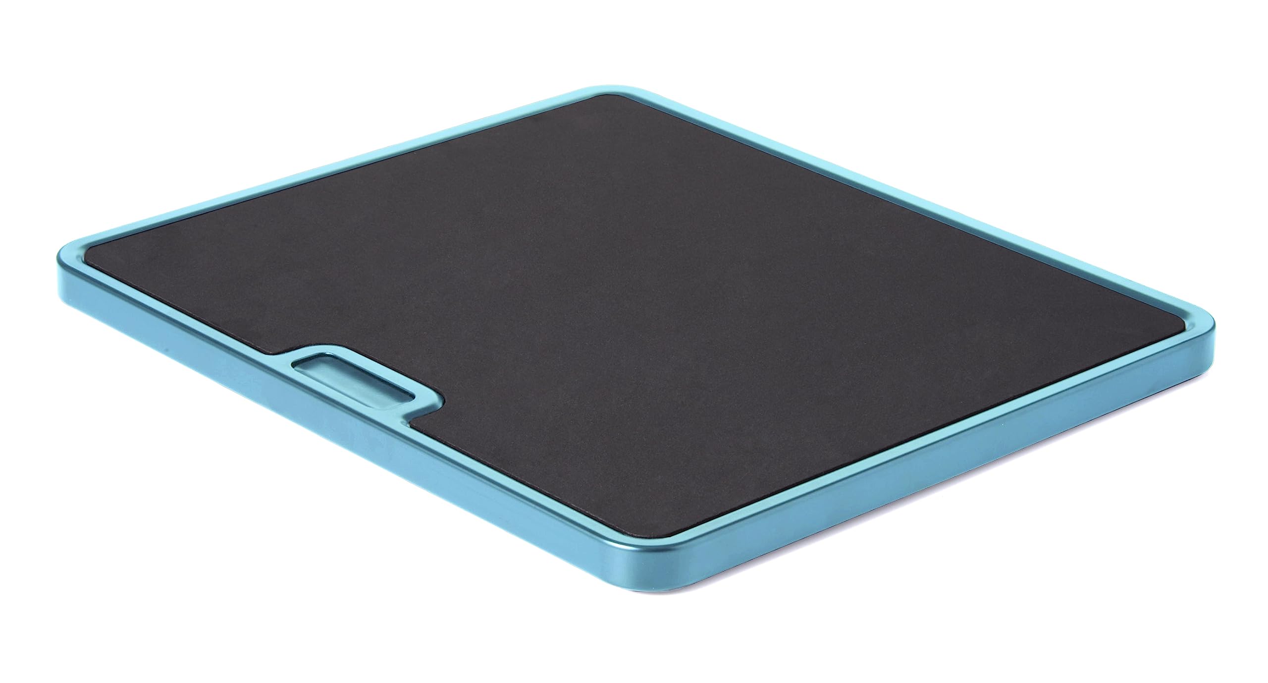 Nifty Large Appliance Rolling Tray - Aqua, Home Kitchen Counter Organizer, Integrated Rolling System, Non-Slip Pad Top for Coffee Maker, Stand Mixer, Blender, Toaster