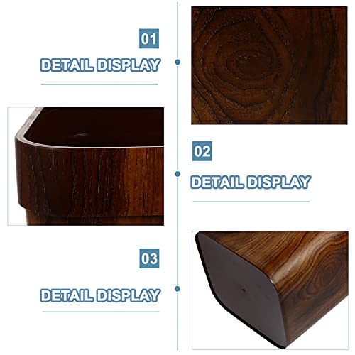 NUOBESTY Trash Can Wastebasket Plastic Garbage Can Recycling Bin for Home Kitchen Bedroom Living Room Bathroom Office Coffee