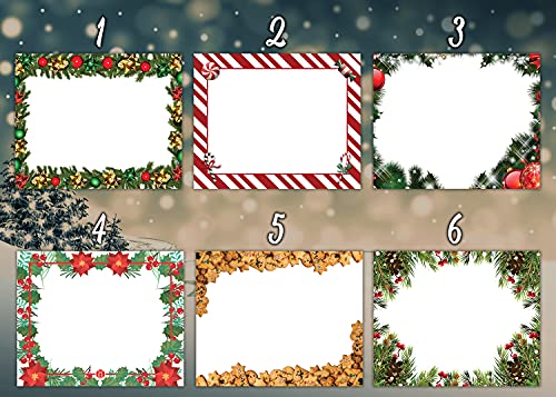9oz. Personalized Christmas Photo Candle