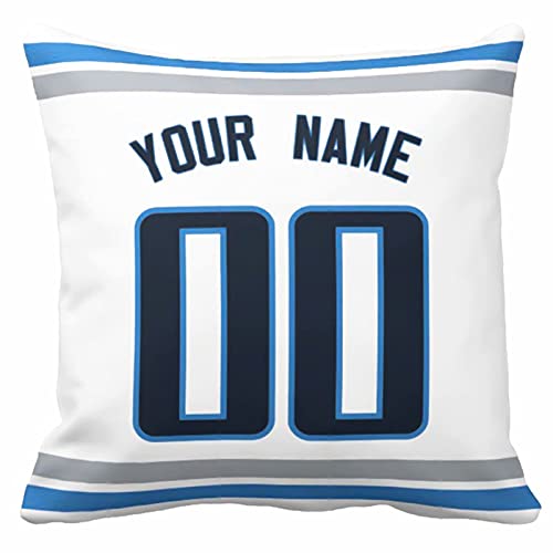 Tennessee Throw Pillow Custom Any Name and Number for Men Youth Boy Gift