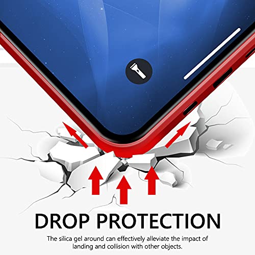 ZYX Red iPhone 11 Case - Shockproof Slim Fit Silicone TPU Soft Rubber Cover Protective red Bumper for iPhone 11 red, Case for Apple iPhone 11 for Boys Girls Woman Man{6.1inch} (Red)