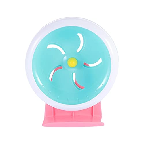TDDGG 1 PC Hamster Silent Exercise Delicate Pet Plaything Plastic Spinning Running Wheel for Hedgehog Hamster Gerbil Pet Mice