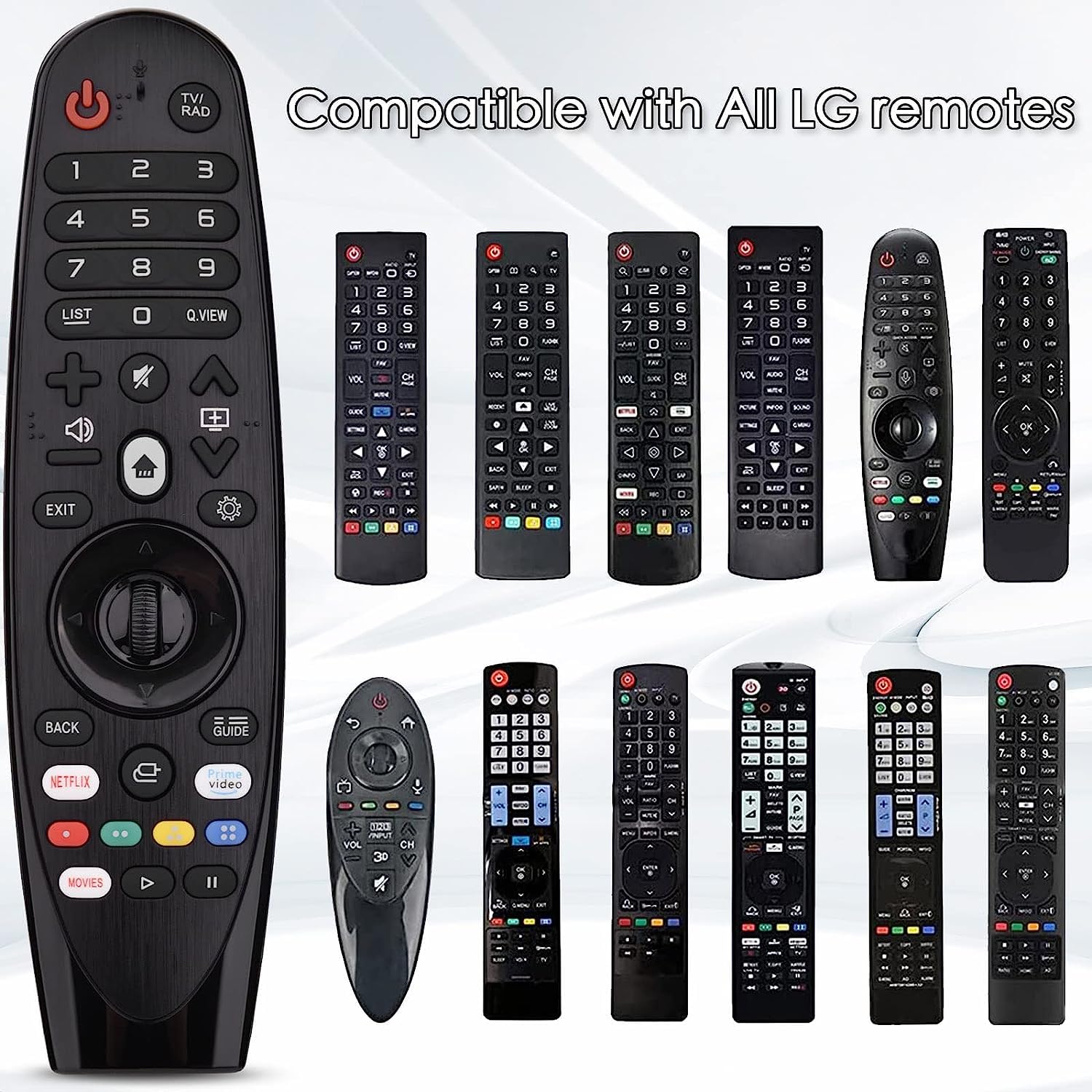 Universal LG Remote Control for Smart TV,Magic Remote NO Voice Function No Pointer Function,Low Power Tech Remote,Compatible with All Models for LG TV