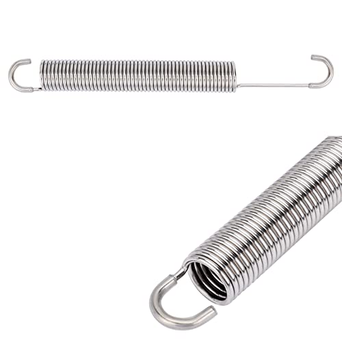 GNPADR 7 inch (2Pcs) Replacement Recliner Sofa Chair Mechanism Tension Spring - Long Neck Hook Style