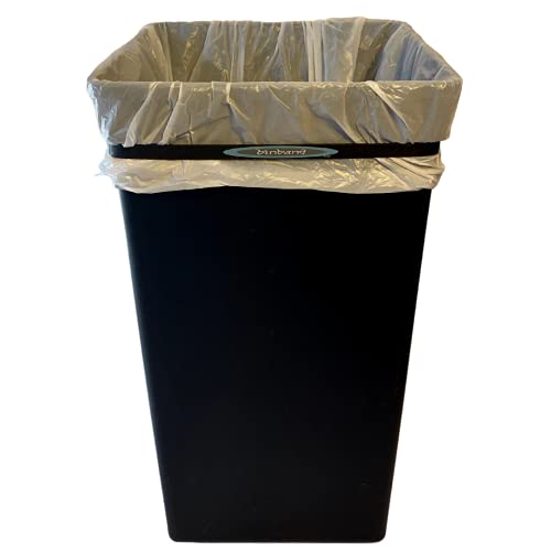 Binband β rubber bands for holding rubbish bin liners in place, re-usable elastic bands for trash cans, 8β (20cm) flat length, quality, pack of 2 black elastic loops