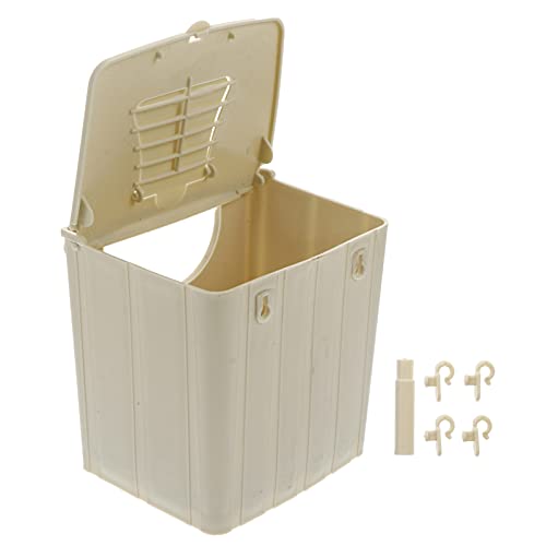 Parrot bird finch nest Breeding Box Parakeet Nesting Box Bird Nest House Cage Mounted Plastic Hanging Bird Hut for Finch Cockatiel Budgie Conure parrot breeding box Parrot parrot tree hanging box
