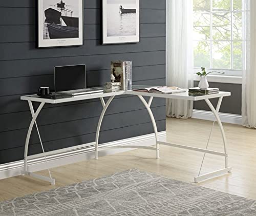Acme Furniture Janison Computer Desk, White