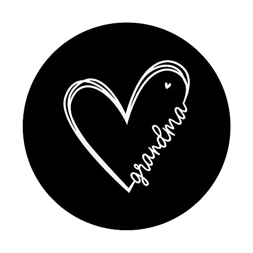 Grandma Heart Women For Christmas Mother's Day Birthdays PopSockets Swappable PopGrip