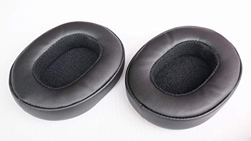 V-MOTA Earpads Compatible with Skullcandy Crusher Bluetooth, Crusher Evo, Crusher ANC, Hesh 3 Wireless Headphones,Replacement Leather Cushions Repair Parts (1 Pair) (Black)